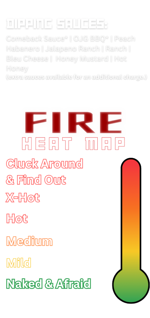 Menu – Fire Hot Chicken